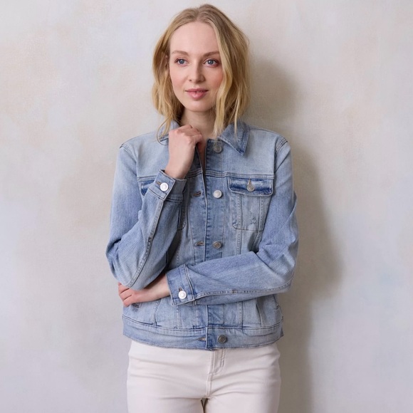 LC Lauren Conrad | Jeans | Lc Lauren Conrad Light Blue Denim Jacket Xxl ...